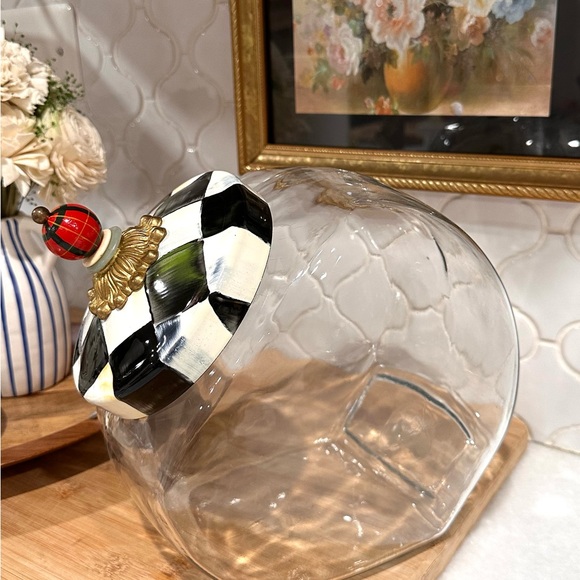 MacKenzie-Childs | Accents | Mackenzie Childs Glass Jar Courtly Check ...
